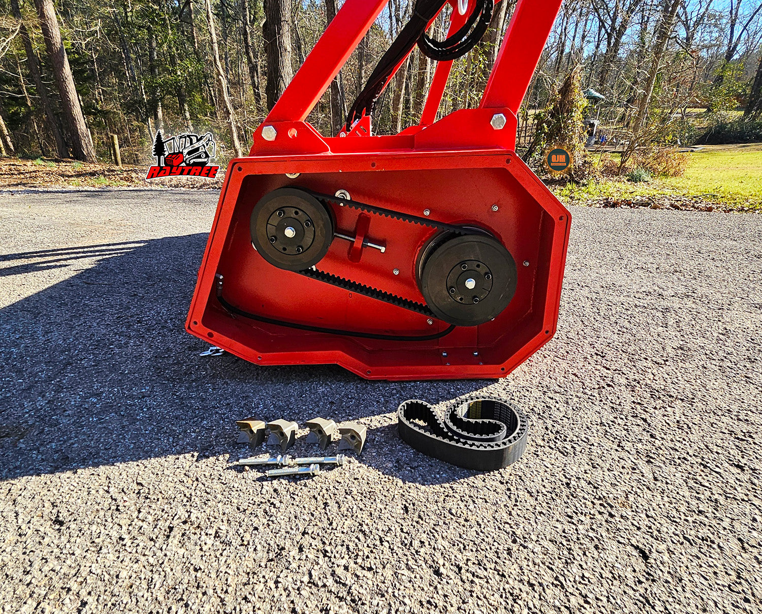 Raytree RMBD72 72" Skid Steer Hi-Flow Drum Mulcher – GJM Equipment Sales