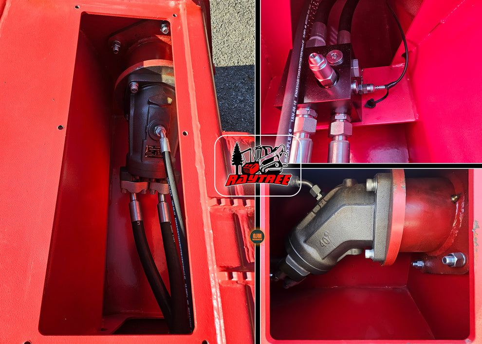 Raytree RMBD72 72" Skid Steer Hi-Flow Drum Mulcher – GJM Equipment Sales